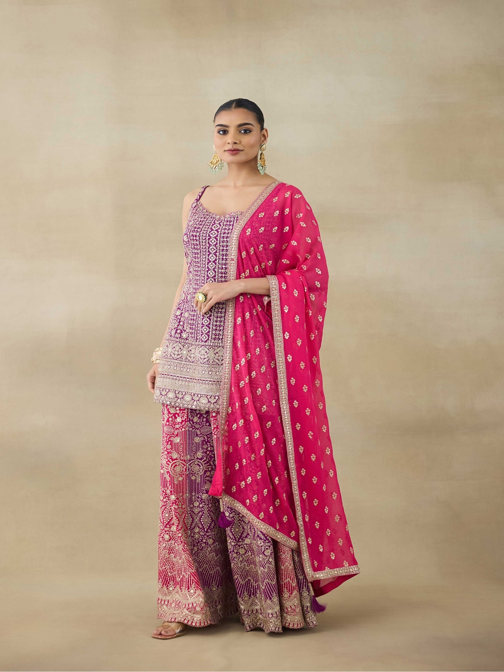 Ombre Pink Suit Set - Frontier Raas