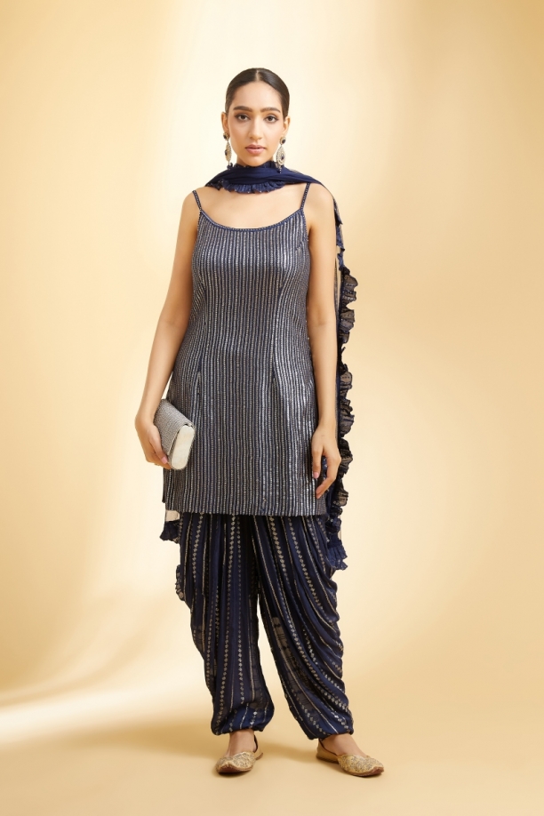 Dhoti Suit Sets | Buy Dhoti Style Suit Sets for Women | Frontier Raas