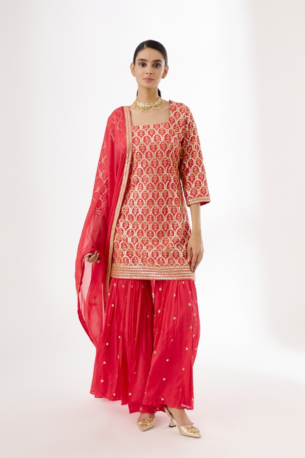 Garara Suit Sets | Buy Garara kurta Suit Sets Online | Frontier Raas