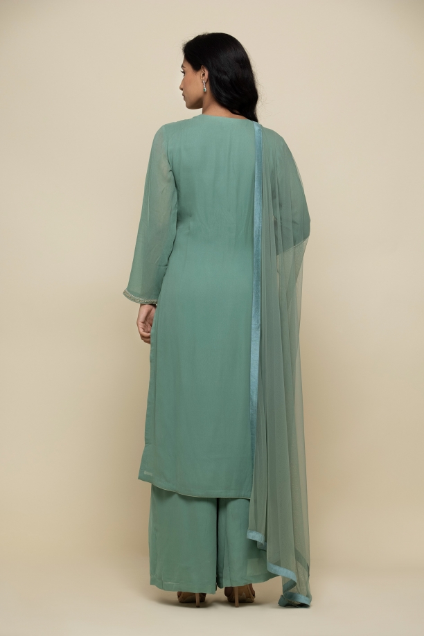 Palazzo Suit Sets | Buy Party Wear Palazzo Suits for Women | Frontier Raas