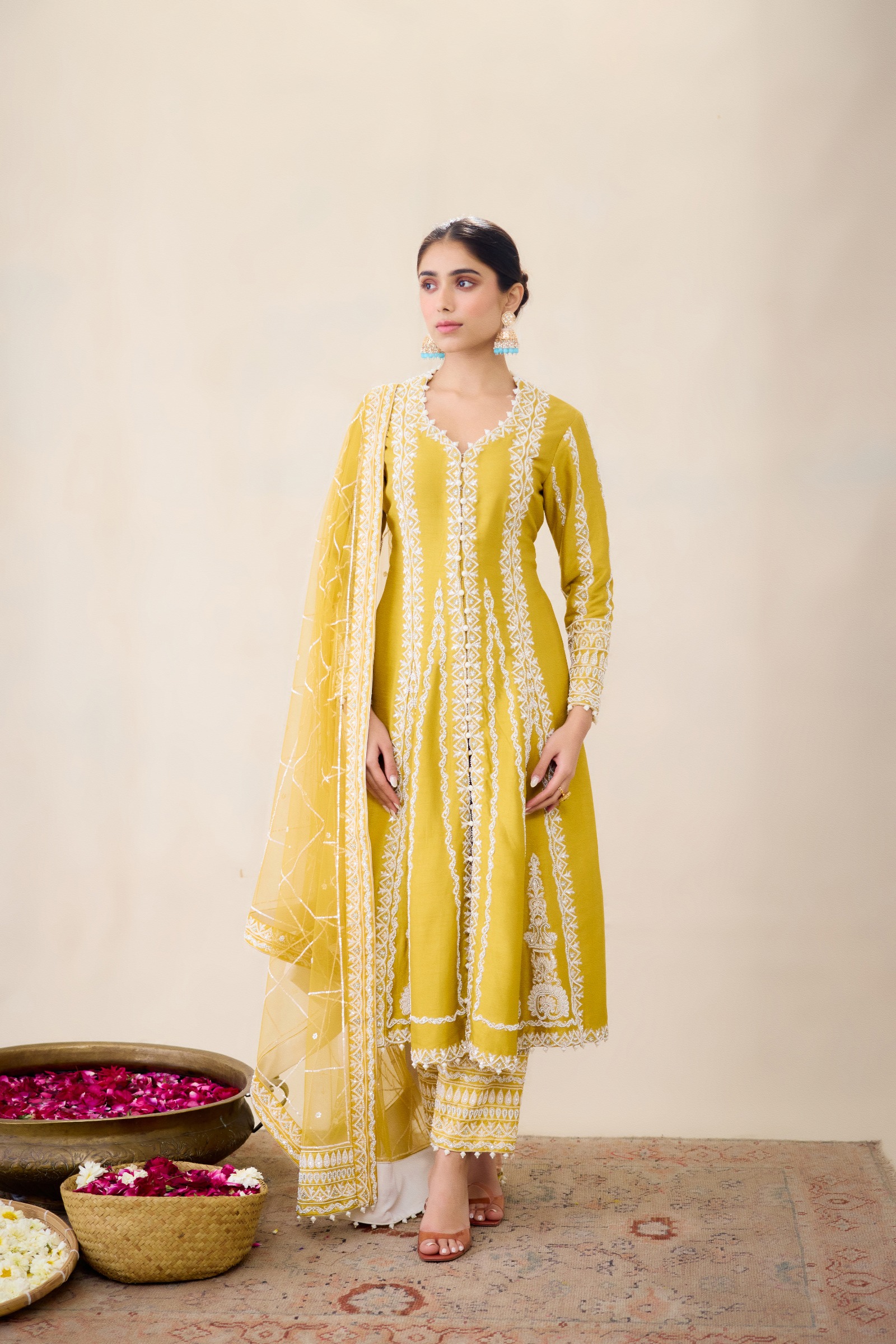 Daisy Yellow Suit Set - Frontier Raas
