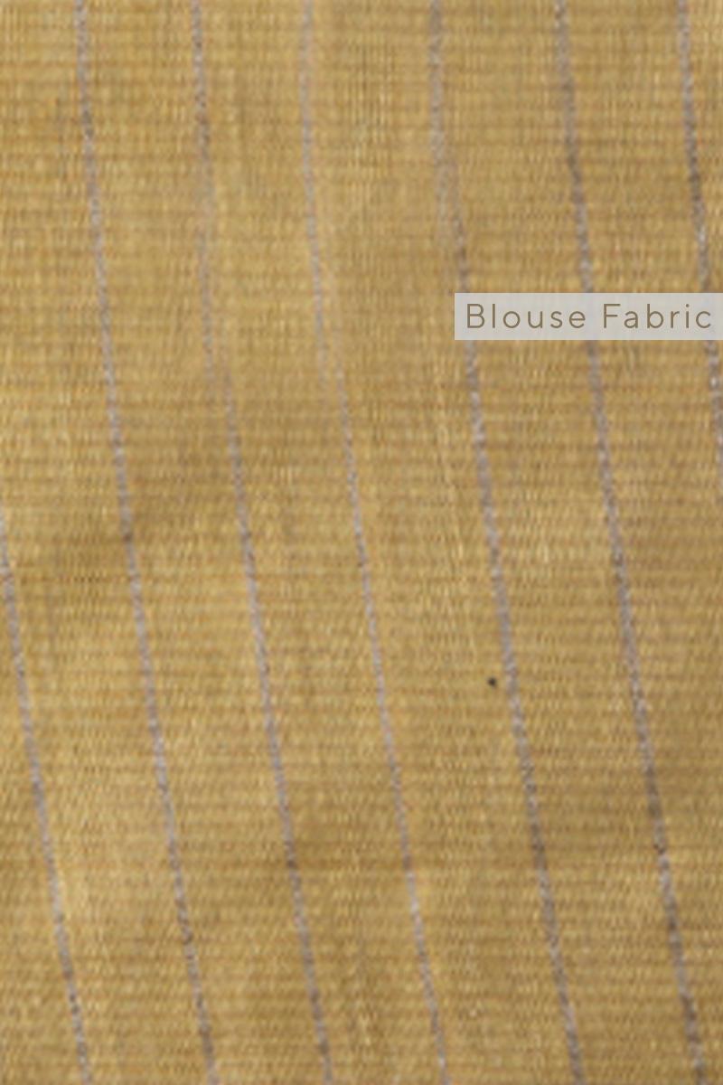 Buy Turmeric Yellow Floral Print Tussar Saree For Women Online ...