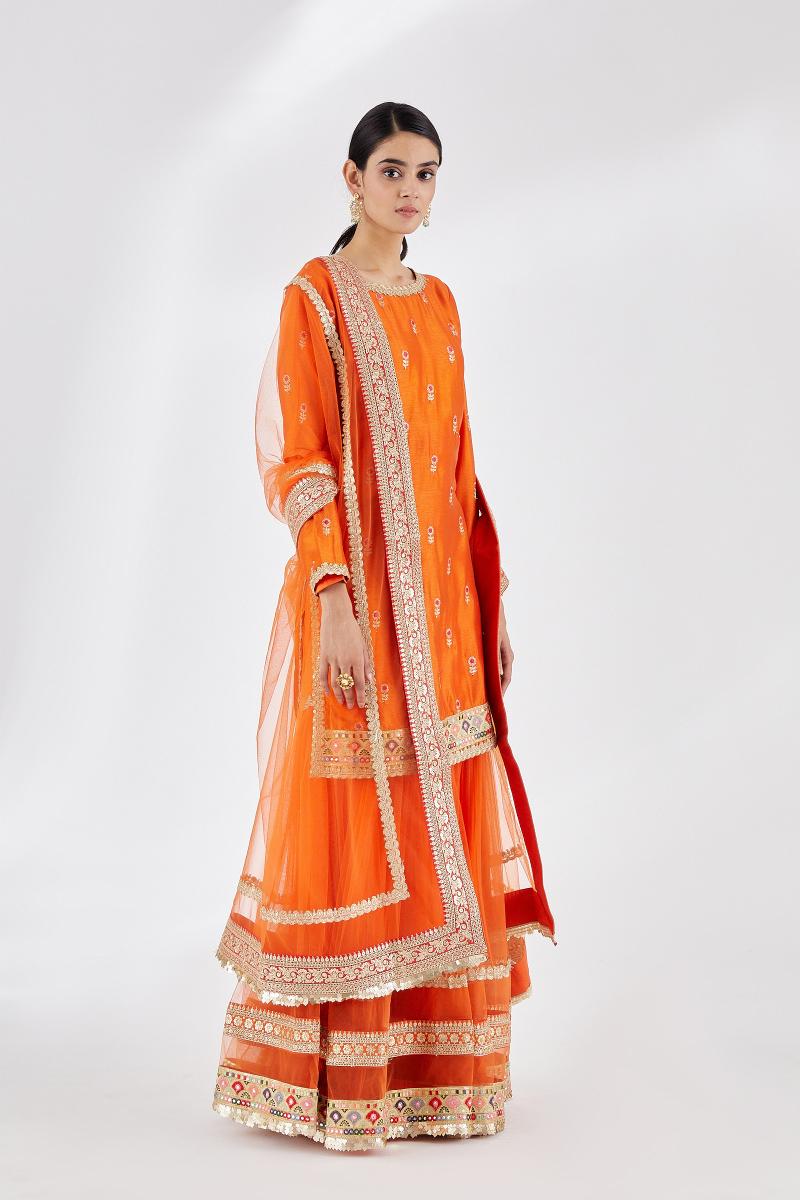 Tangerine,Orange,Grarara,Suit-,Frontier,Raas
