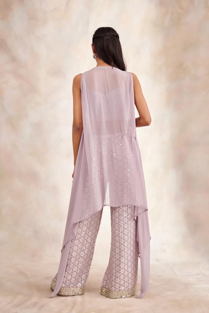 Orchid Ice Palazzo Cape Set Frontier Raas